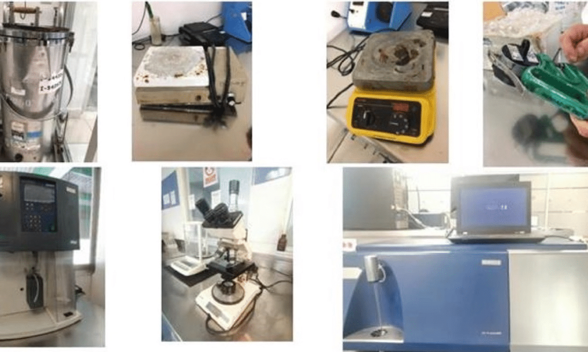 Control de calidad de la leche Liconsa, con equipo viejo y obsoleto